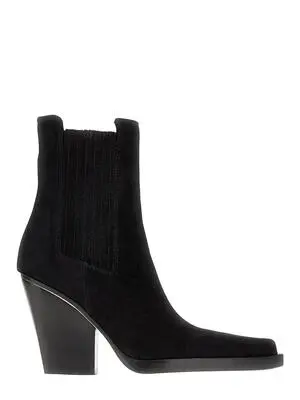 Paris Texas Suede Ankle Boots - Multicolor