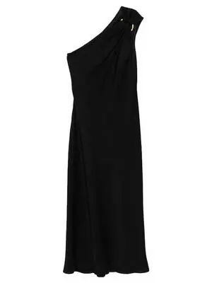 Max Mara One-shoulder Evening Dress - Black