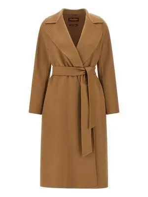 Max Mara MAX MARA Cles Robe Coat Cream