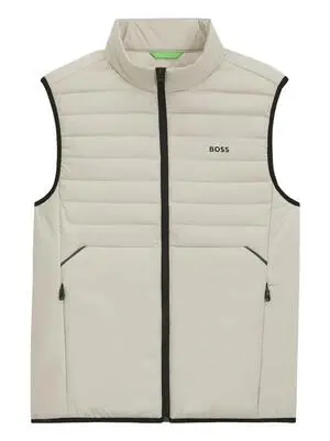 BOSS Padded Water-repellent Gilet - Cream