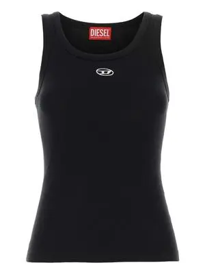 DIESEL® Stretch Cotton Tank Top - Black