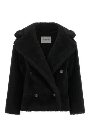 Max Mara Alcuno Short Coat - Black