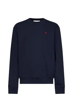 AMI Paris Ami Paris Men Midnight Blue Cotton Ami De Cœur Sweatshirt Multicolor