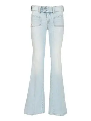 DIESEL® Diesel Women Bootcut Jeans D-Hush Blue