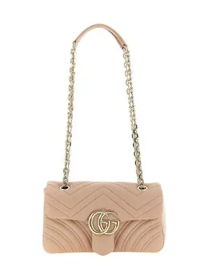 Gucci Gg Marmont' Small Shoulder Bag - Pink