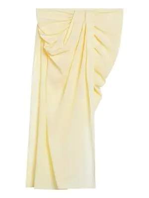Jacquemus Asymmetric Pareo Skirt - Yellow