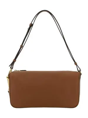 Gucci Caramel Leather Medium Half Horsebit Shoulder Bag - Brown