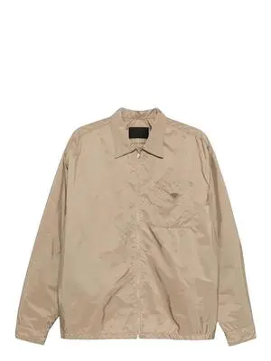 Prada Neutrals Jackets Shirt Jackets - Cream