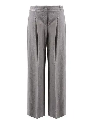 BOSS BOSS Melange Wool Blend Trousers