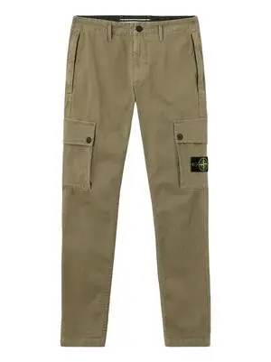 Stone Island STONE ISLAND Cotton Blend Cargo Trousers Multicolor