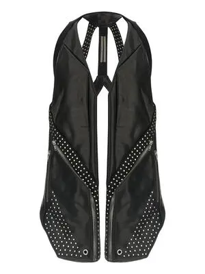 Rick Owens Temple' Vest - Black