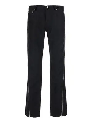 Rick Owens Vega Wool Blend Side-zip Trousers - Multicolor