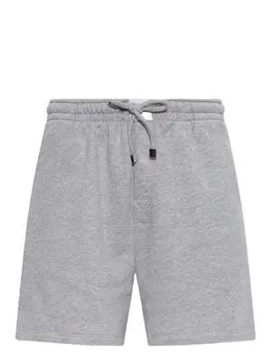 Attico Cotton Knee-length Shorts - Gray