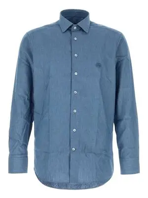 Etro Air Force Chambray Shirt - Blue