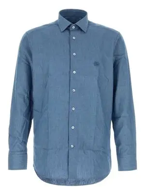 Etro Air Force Chambray Shirt - Blue