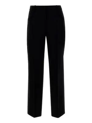 BOSS Tilda9 Virgin Wool Trousers - Black