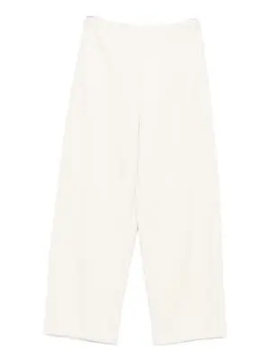 Max Mara Wool And Cotton Trousers - Multicolor