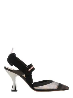 Fendi Colibri Ff Slingback Pumps - Multicolor