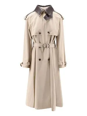 Dior Cotton And Silk Trench - Cream