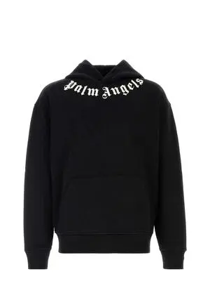 Palm Angels Cotton Sweatshirt - Black