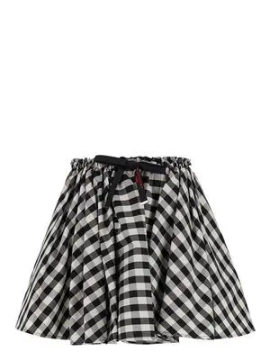 Givenchy GIVENCHY Cotton Blend Checked Skirt Multicolor