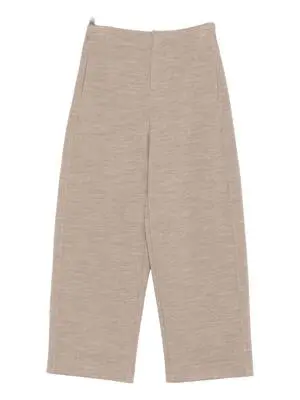 Max Mara Wool And Cotton Trousers - Multicolor