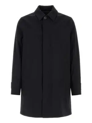 Herno Coats Raincoats - Blue