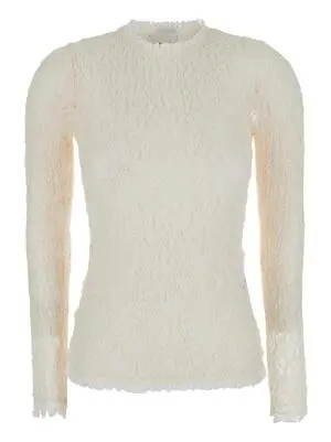 ISABEL MARANT ÉTOILE ISABEL MARANT Brany Lace-Trimmed Top