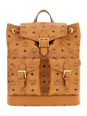 Mcm Monogram Backpack - Multicolor