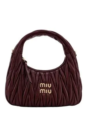 Miu Miu Wander Quilted Leather Shoulder Bag - Multicolor