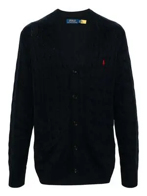 Polo Ralph Lauren Cable-knit Cotton Cardigan - Blue