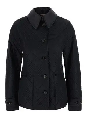 Burberry Fernleigh Quilted Tech Fabric Jacket - Multicolor