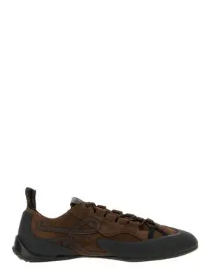 Loewe Suede Grip Sneakers - Brown