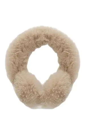 YVES SALOMON Earwarmer Knitwear/long Hair Lamb - Multicolor
