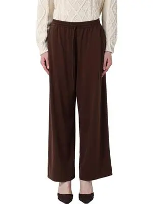 Max Mara Lyocell Blend Palazzo Trousers - Brown