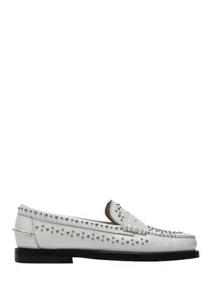 SEBAGO Classic Dan Loafer With Studs - White