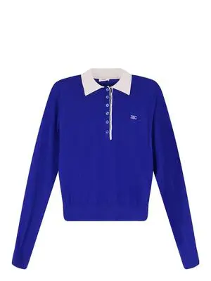 Celine Cashmere And Silk Polo Shirt - Multicolor