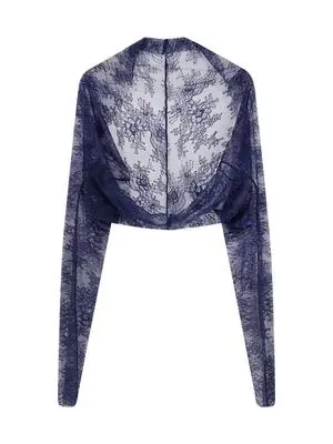 Alberta Ferretti Lace Shrug - Multicolor