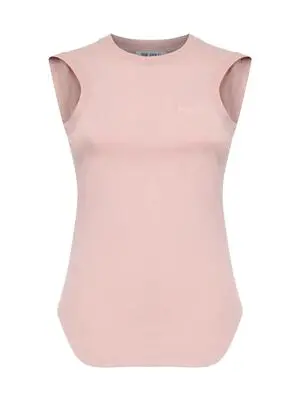 Attico Rose Cotton Jersey Reese Tank Top - Multicolor