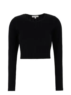 JW Anderson Ribbed Cropped Top - Multicolor