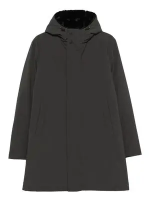 Herno Hooded Padded Coat - Black