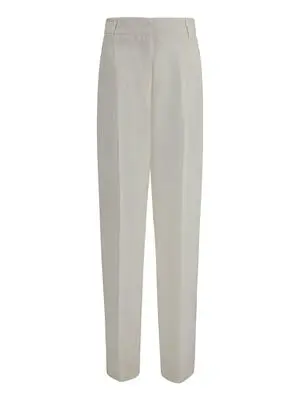 Max Mara MAX MARA STUDIO Linen Pants White