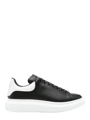 Alexander McQueen Leather Low-top Trainers - Black