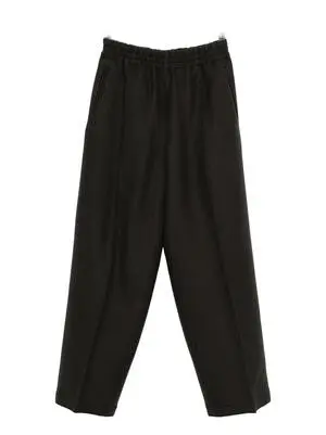AMI Paris Wool Wide-leg Trousers - Multicolor