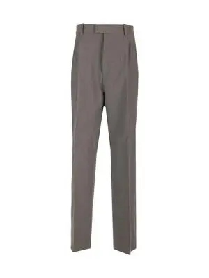 Bottega Veneta Stretch Wool Tricotine Trousers - Gray