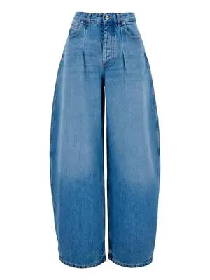 Jacquemus JACQUEMUS Ovalo Curved High-Waisted Jeans Multicolor