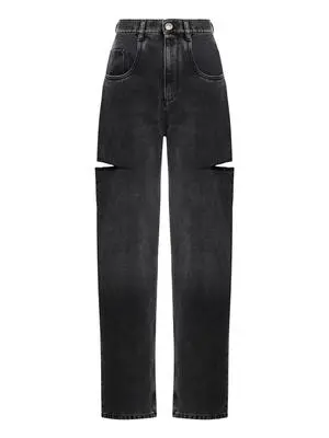 MAISON MARGIELA Destroyed Denim Jeans - Black
