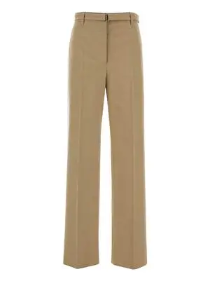 Prada PRADA Straight Cotton Trousers Multicolor