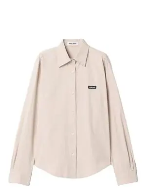 Miu Miu Popeline Stretch Shirt - Multicolor