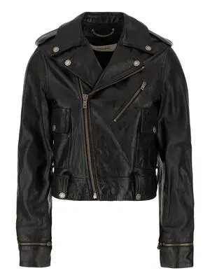 GOLDEN GOOSE GOLDEN GOOSE Leather Moto Jacket